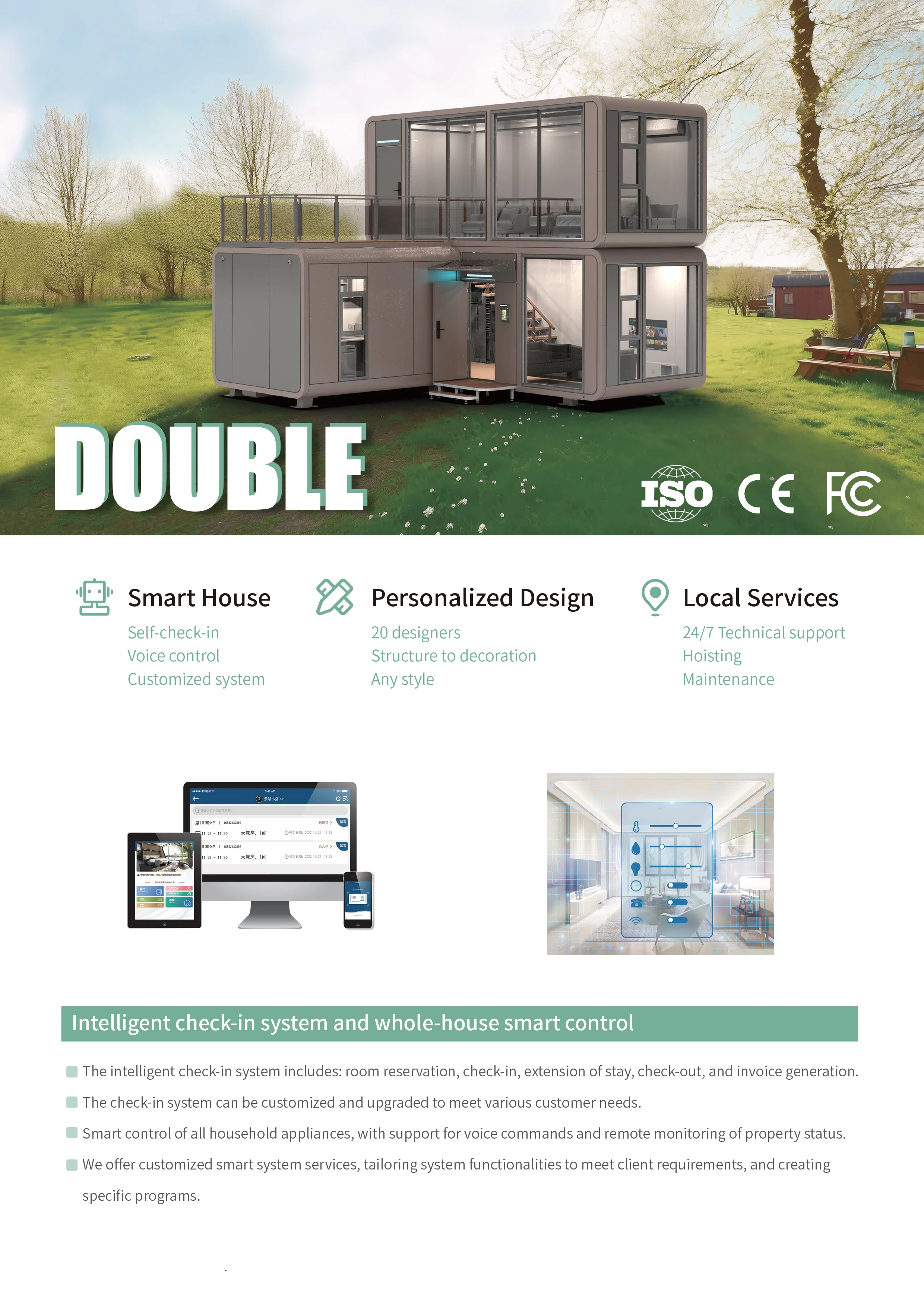 Modern Design Modular Prefabricated Container Movable Apple Pod Cabin ...