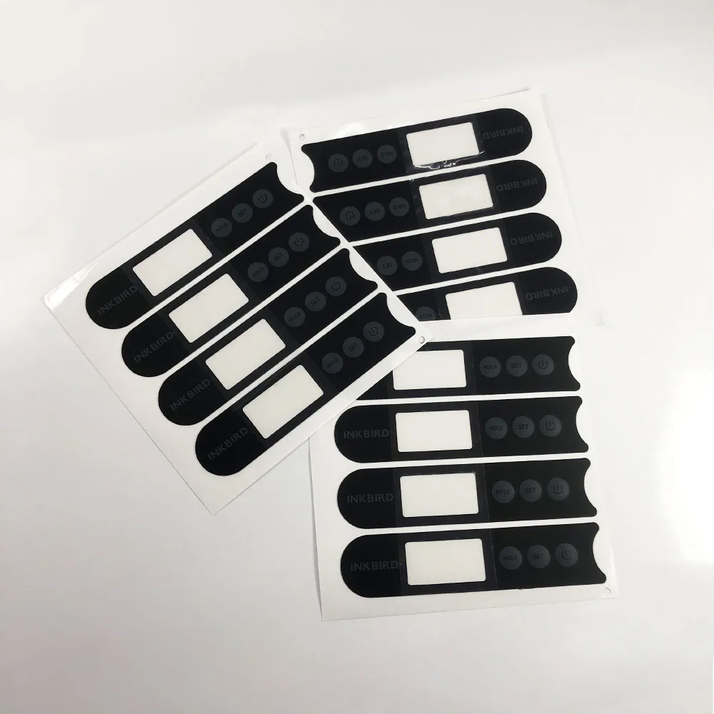 Matte Custom Button Sticker Securely Fits The Display Frequency Button ...