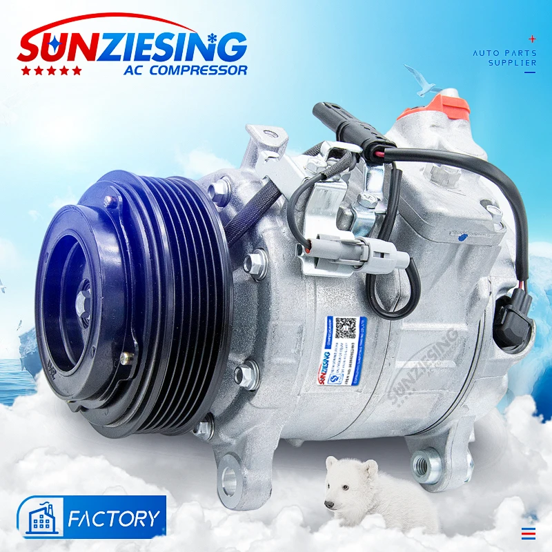 12V Dc Air Conditioner Car Compressor 7SBU17A 6PK For BMW 3/5/X5/X6 F10 ...