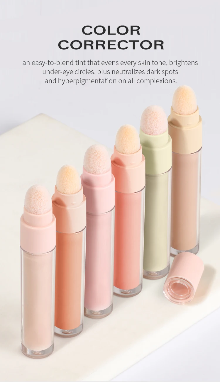 Full Coverage Face Vegan Makeup Pro Liquid Color Correcting Concealer ...