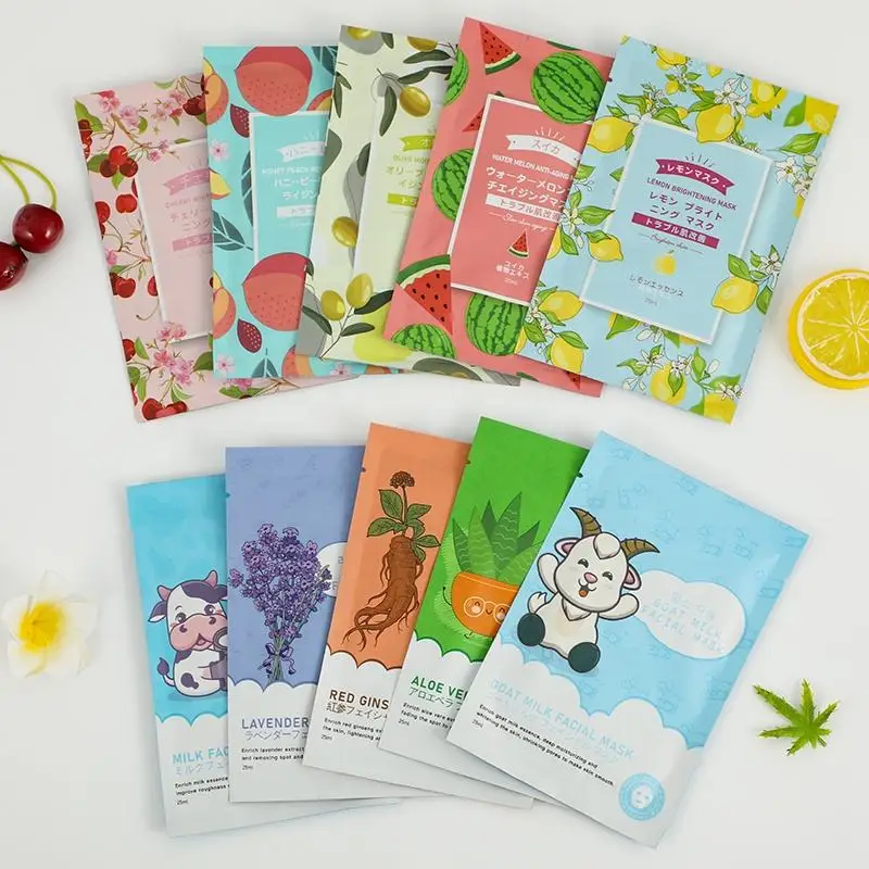 Customize Supplier Organic Facial Mask 10 Flavors Private Label Plant ...