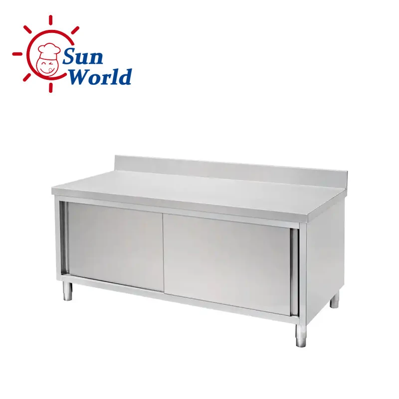Commercial Kitchen Stainless Steel Storage Cabinet Work Bench Cabinet ...