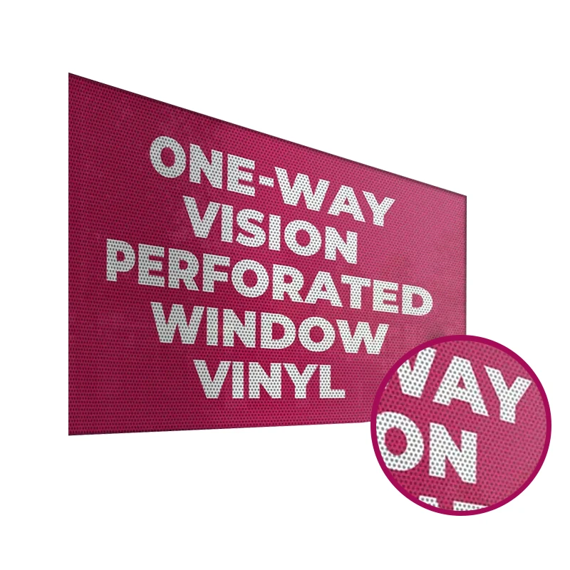 Custom Perforated Window Graphics See Through Window One Way Vision ...