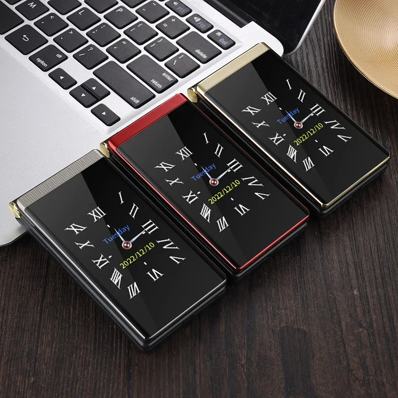 YEEMI M1 GSM 2G Flip Mobile Phone for the Elderly - Dual Sim