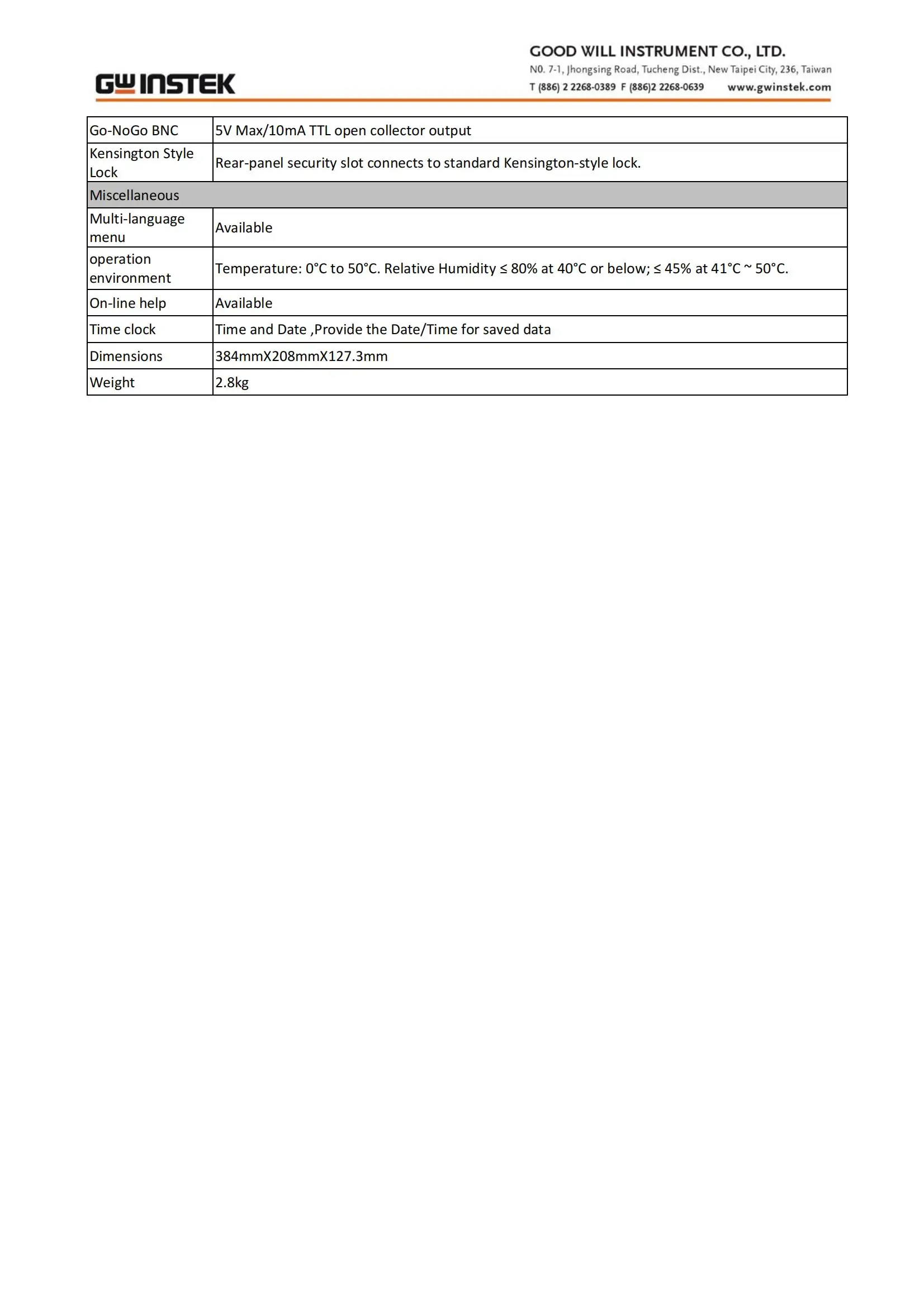 Gds-2000e Series Gds-2204e,Gds-2202e Gds-2104e Gds-2102e Gwinstek ...