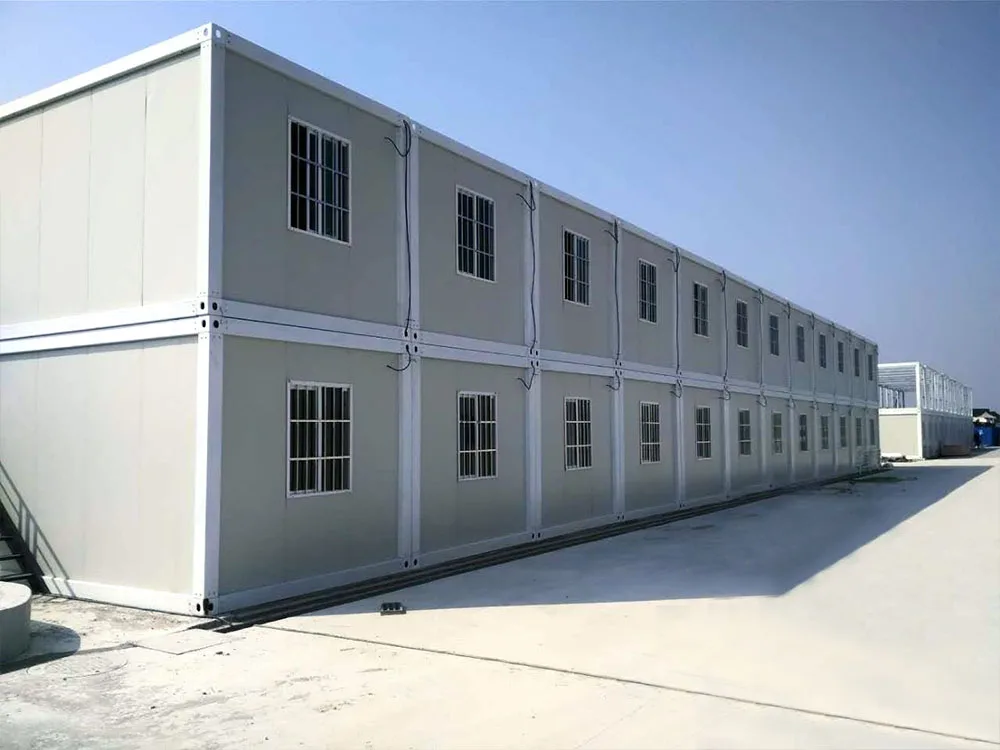 Prefab 20ft/40ft Container House Sandwich Panels Container Prefab ...