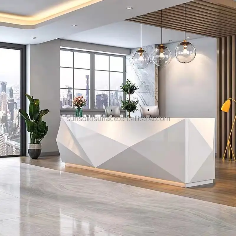 Shop Our 2024 Reception Counter Desks - Modern & Eco-friendly