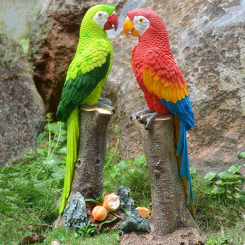 Wholesale Resin Realistic Lifelike Animal Sculpture Colorful Painting ...