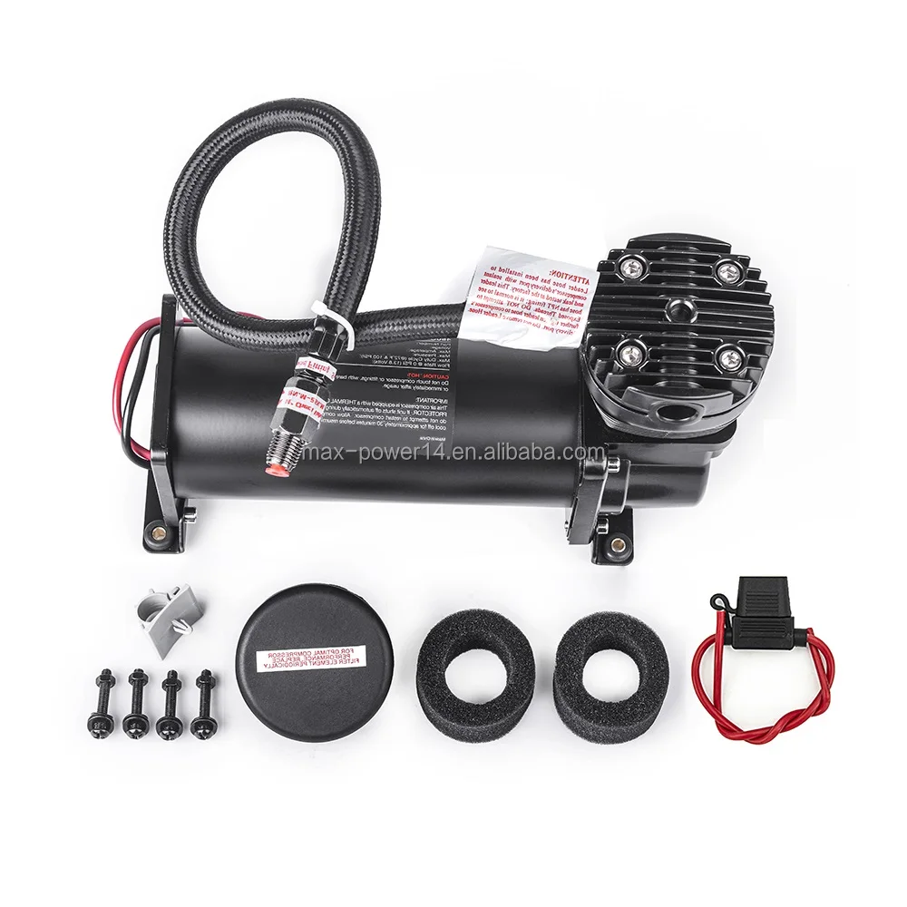 Air Ride Suspension air Compressor 12V X480C Continuous Working Cycle ...