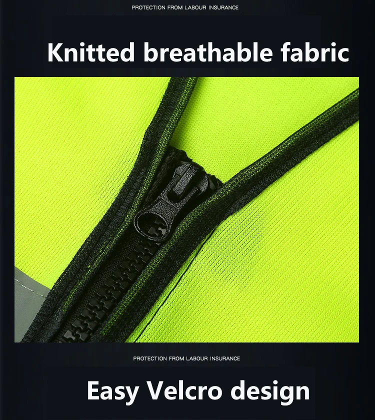 Factory Custom Security Jacket Construction High Visibility Work ...