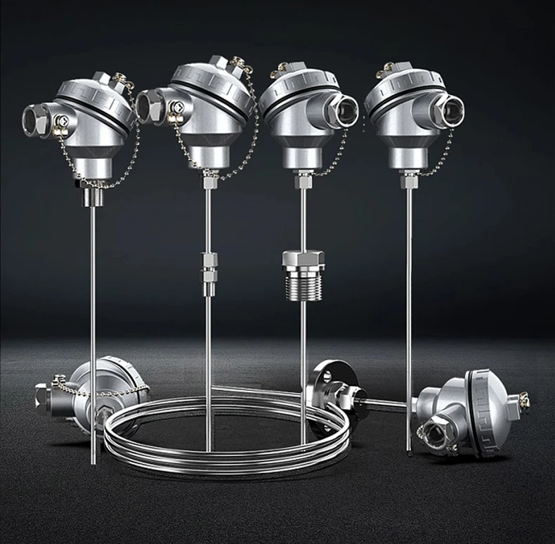 Thermocouple High Temperature Transmitter RTD PT100 Thermal Resistance Temperature Sensor 4-20mA ...