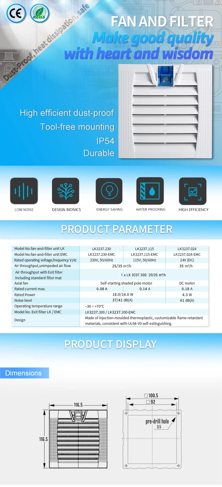 Electrical Factory Directly Enclosure Ventilation Electrical Cabinet ...