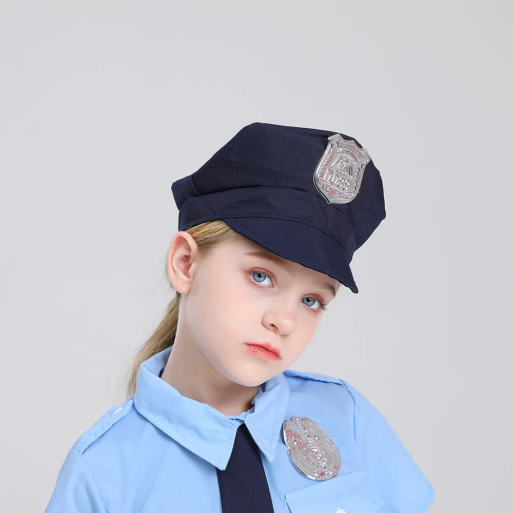 Girls Police Officer Costume For Kids Police Costume For Kids Halloween ...