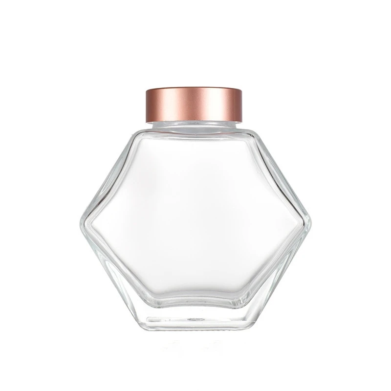 Cheap Hexagon Glass Bottle Honey Jar 3oz 6oz 9oz 12oz Food Grade Glass Jar With Lid - Buy Ln ...