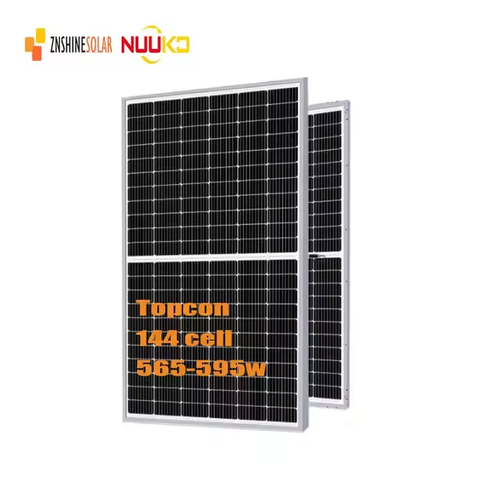 Znshine Bifacial Double Glass Solar Module 182mm 144 Cells 550W 575W ...