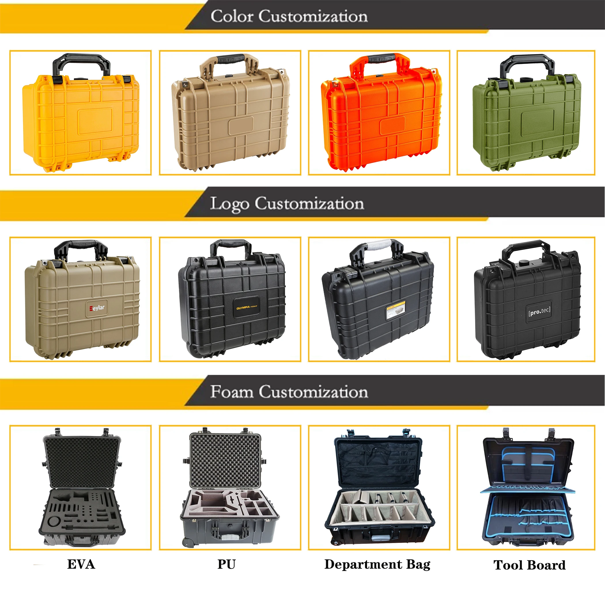 IP67 Waterproof Instrument Case - Durable & Customizable