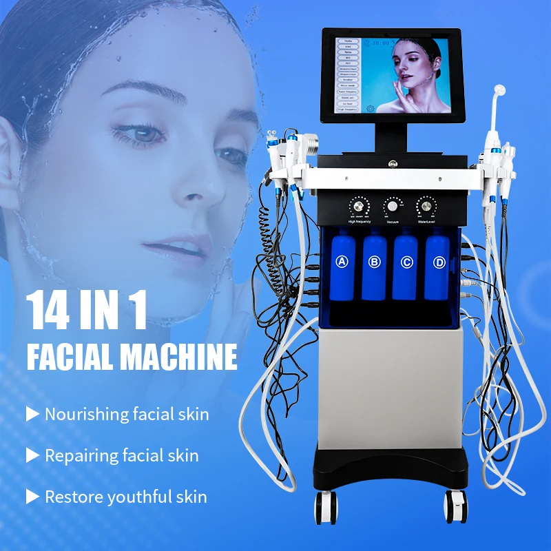 14 In1 Aesthetic Face Jet Peel Facial Machine Beauty Machine With ...
