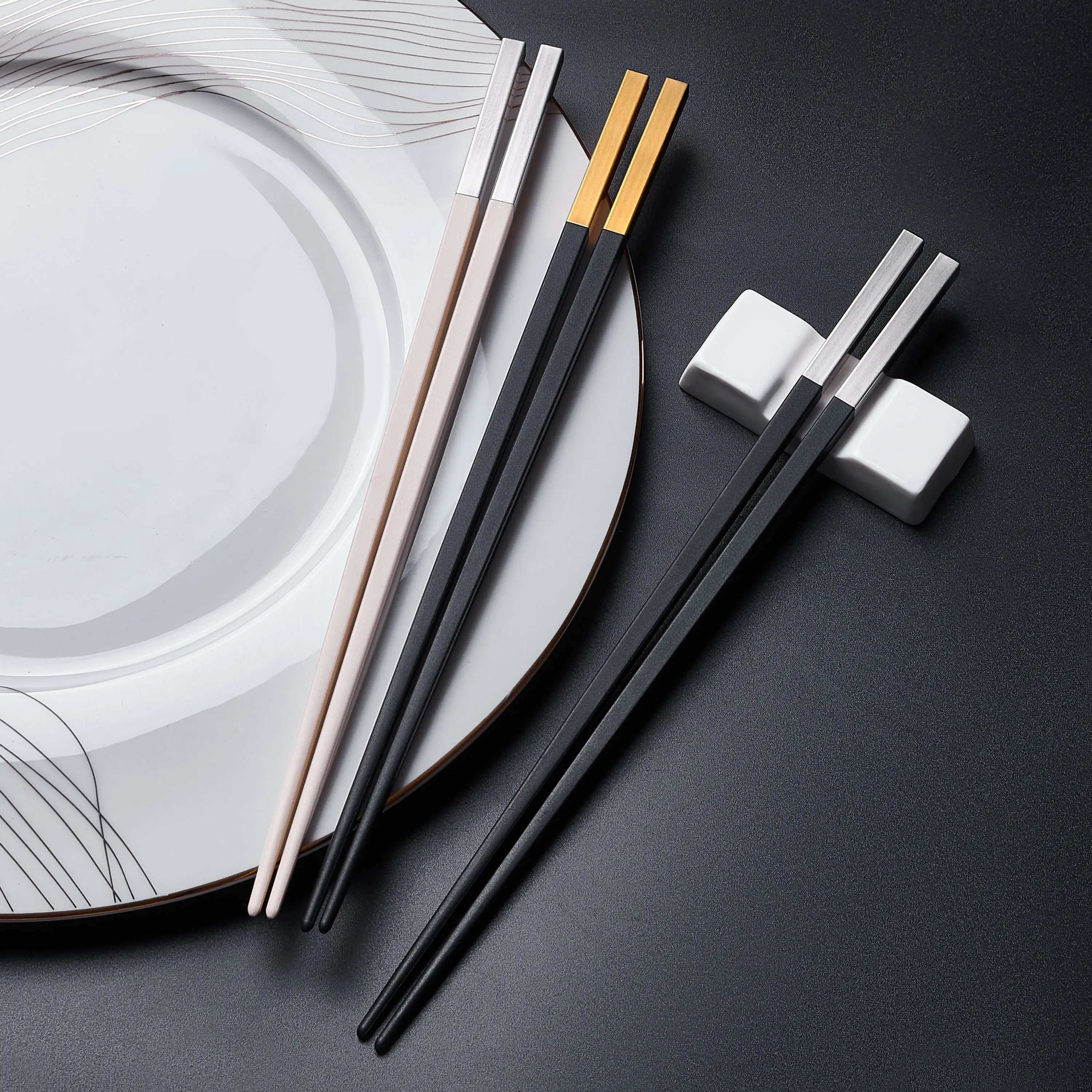 Korean Luxury Pet Fiber Glass Chopsticks Logo Sushi Custom Chinese Pet ...
