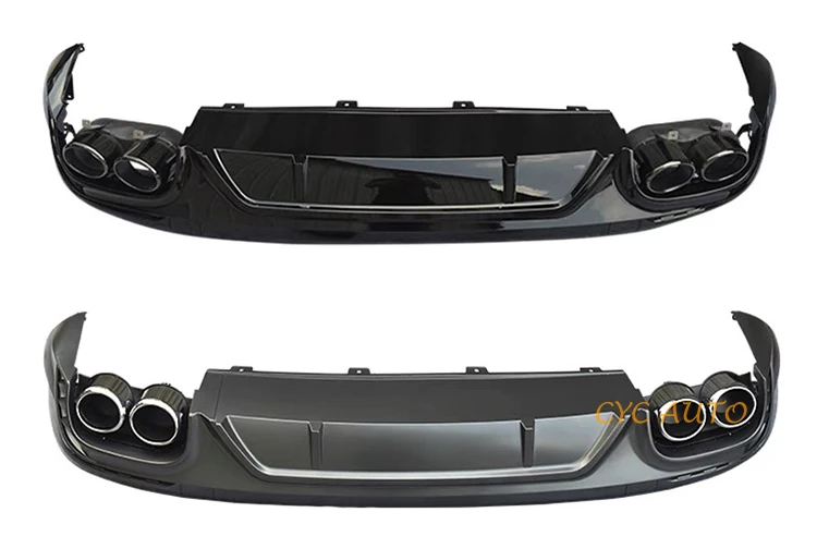 Q5 Upgrade SQ5 Diffuser Rear Bumper Double Exhaust Diffuser