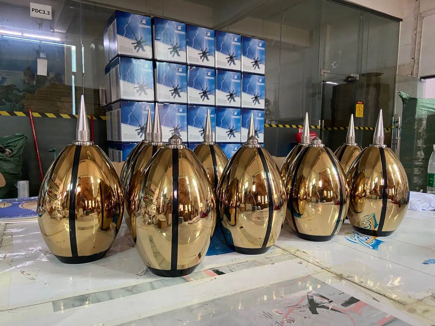 Active Lightning Protection System - Dikai Lightning Rods