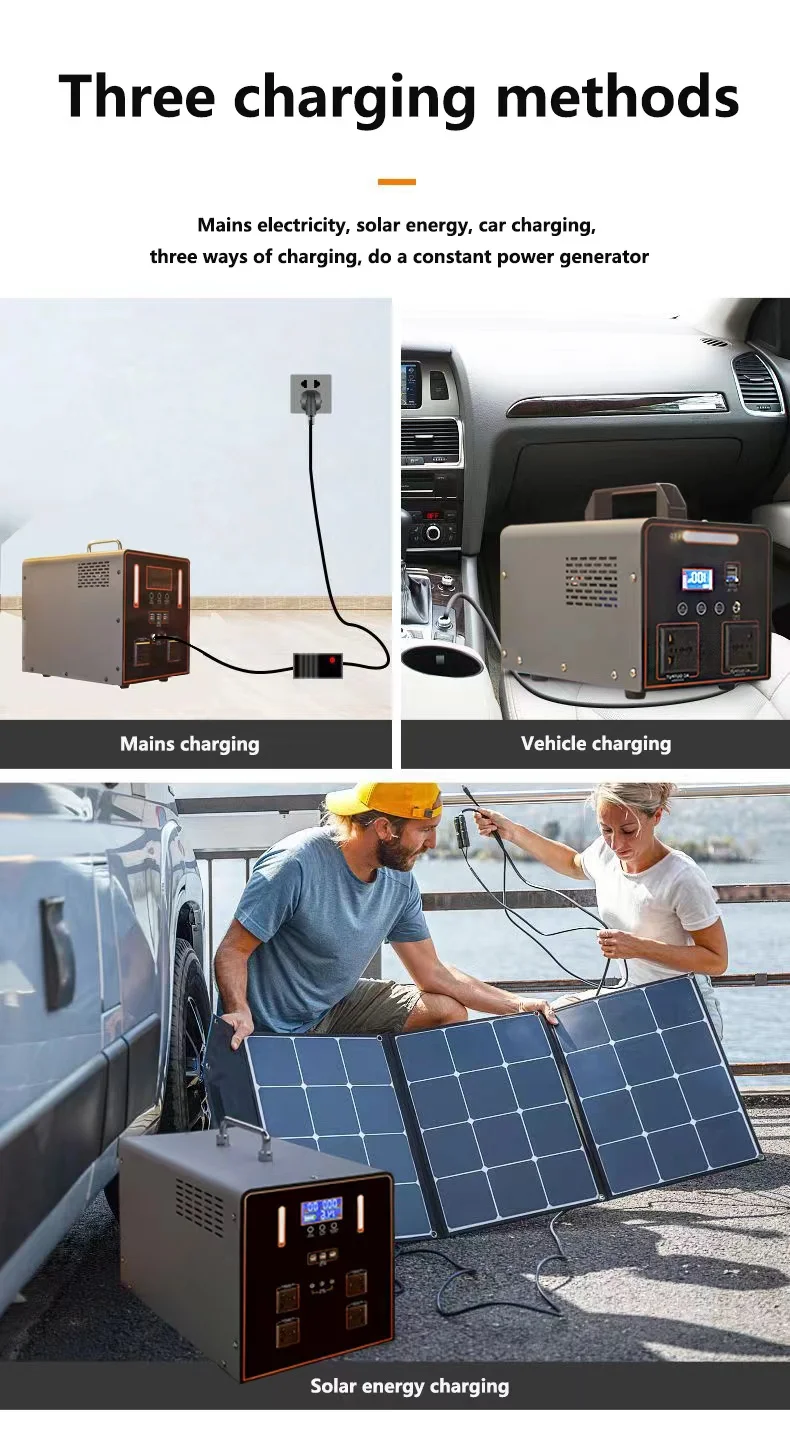 Outdoor Portable Suitcase Solar Energy Storage Travel Lithium Battery ...