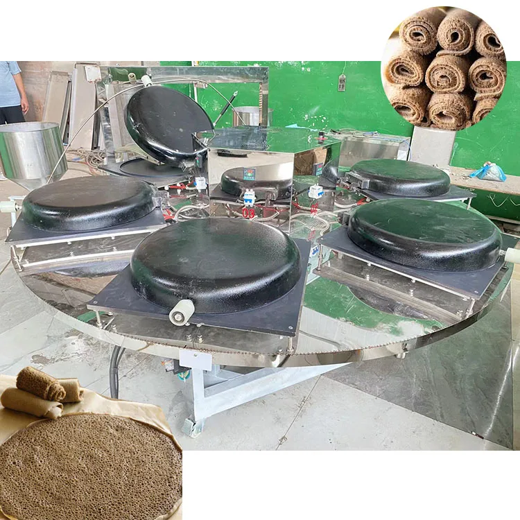 Top Quality Ethiopia Injera Products Teff Flat Bread Machine Continuous ...