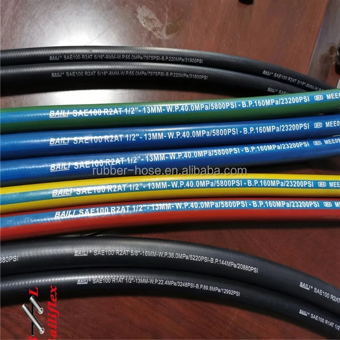 Sae100r1at -din En 853 1sn Hydraulic Hose - Buy One Steer Wire Braided ...