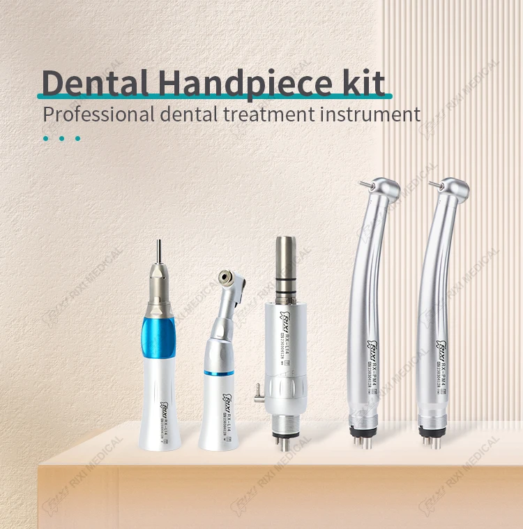 Dental Handpiece Kit - High Speed & Low Speed Contra Angle