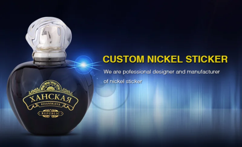 Custom Embossed Colorful Shiny Matte Nicker Logo Label Machine Metal ...
