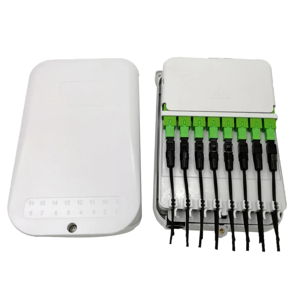 Indoor Wall Mount 8 port FTTH fiber optic ATB Terminal Box for FTTX ...