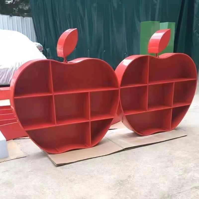 Apple Shaped School Library Simple Children Book Storage - Buy New ...