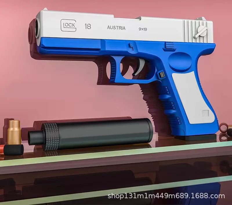 Hot Selling G18 Soft Bullet Toy Gun Soft Bullet Pistol With Shell ...