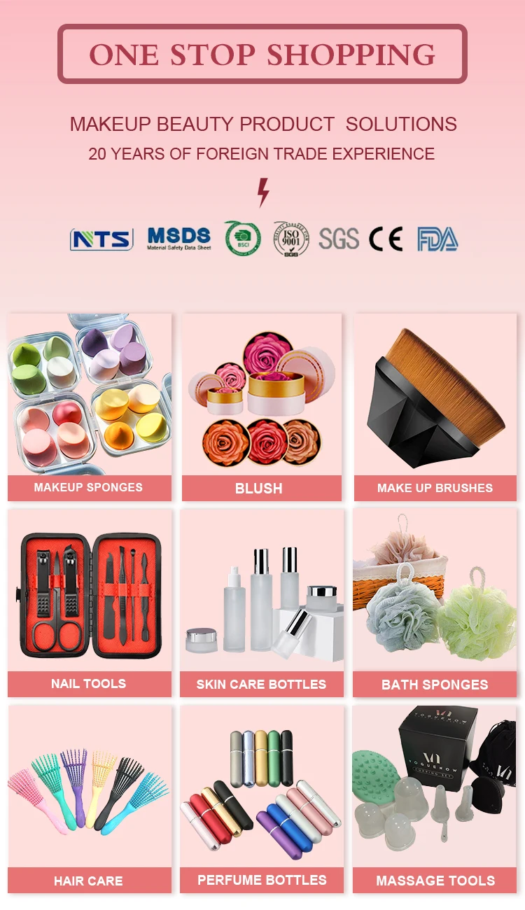 Wholesale 3d Rose Blush Face Shinning Flower Petals Rose Shape Blush ...