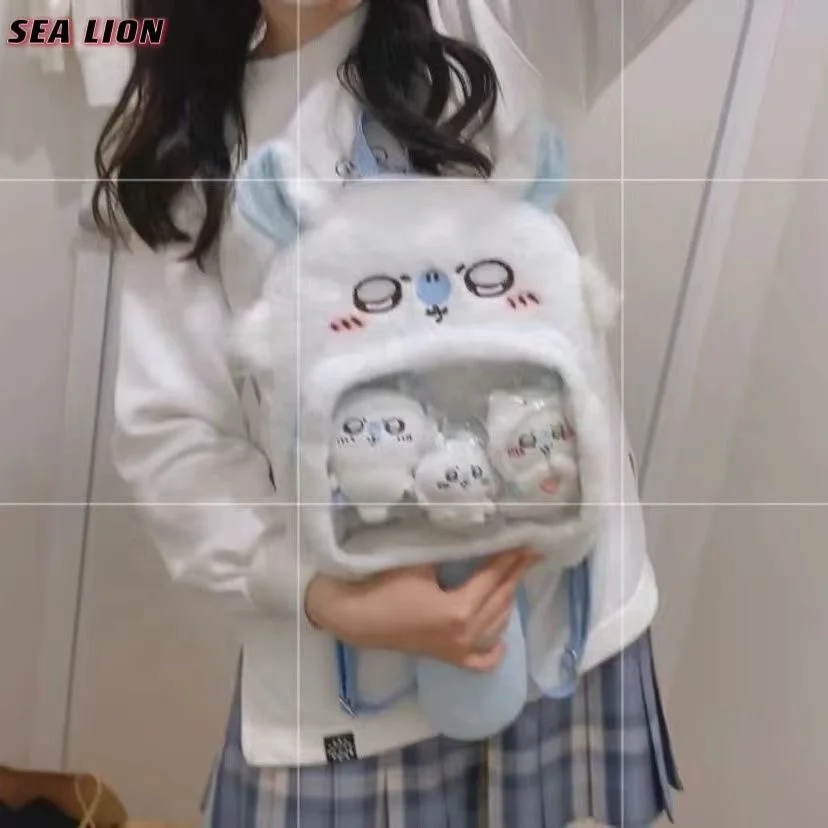Chiikawa Plush Backpack - Kawaii Cartoon Anime Gift