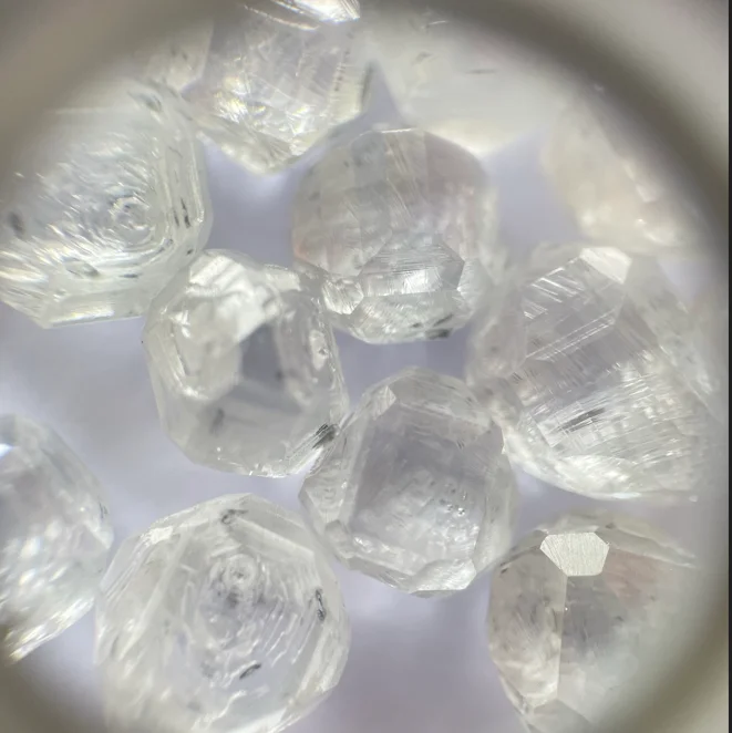 Wholesale Hthp Rough Lab Grown Diamond White Color Uncut Grade A 30% ...