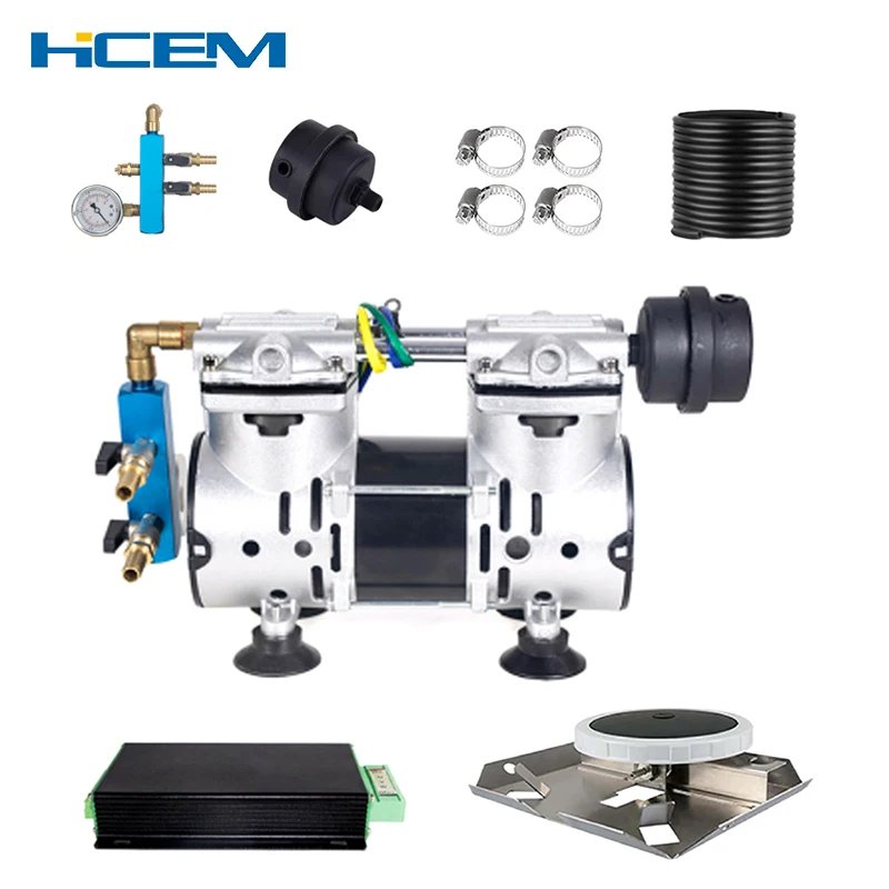 Oil Free Solar Aeration Compressor 24v Small Portable Pond Aeration ...