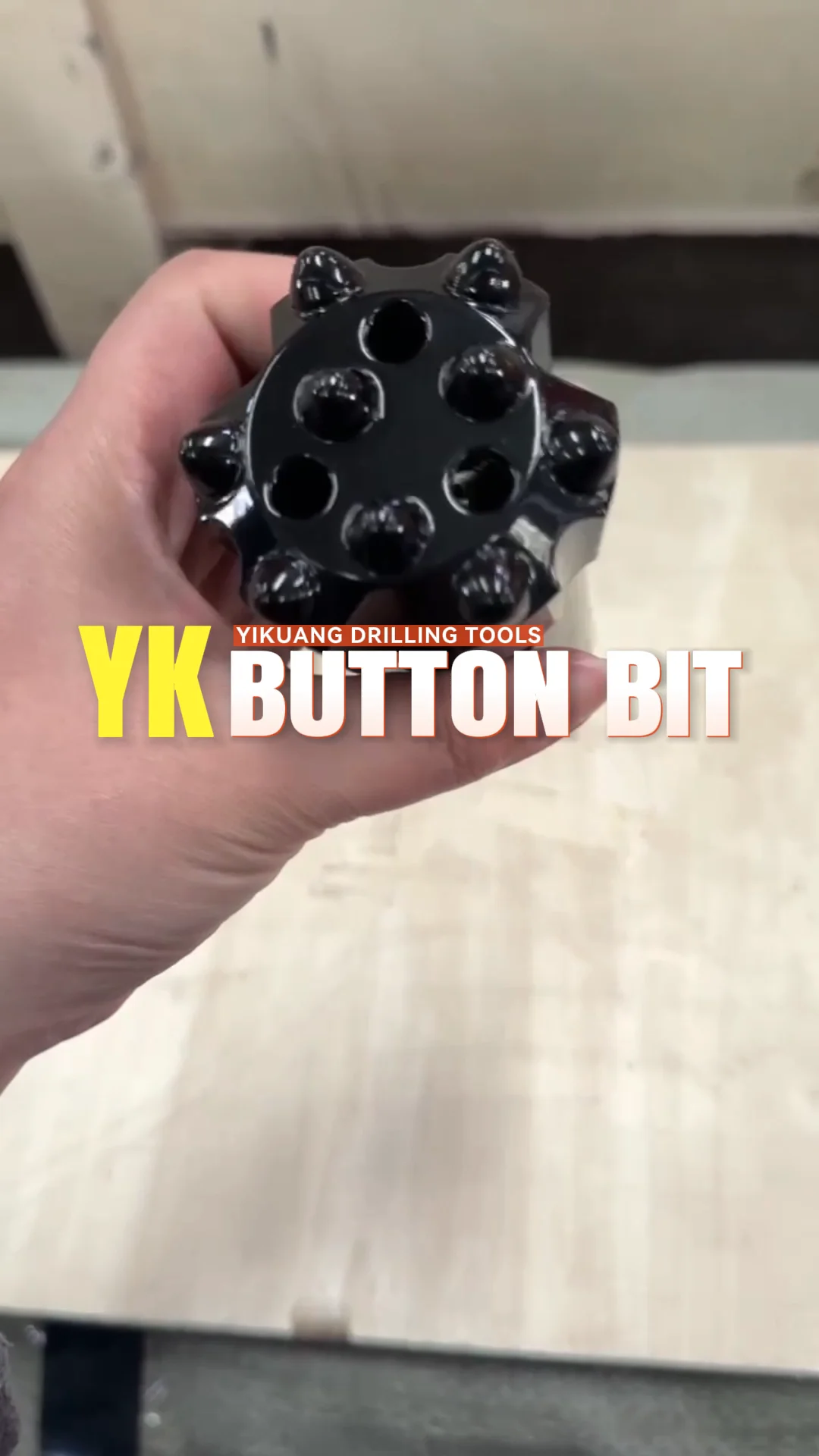 Professional 57mm R32 Waveform Thread Dth Drill Button Bit For Rock ...