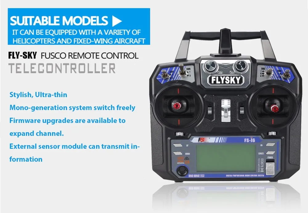 Original Flysky Fs-i6 Transmitter Afhds 2a 2.4ghz 6ch Radio System ...