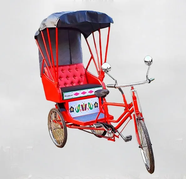 Electric Pedicab Rickshaw 500w Motor Pedal Tricycle For Passenger - Buy ...