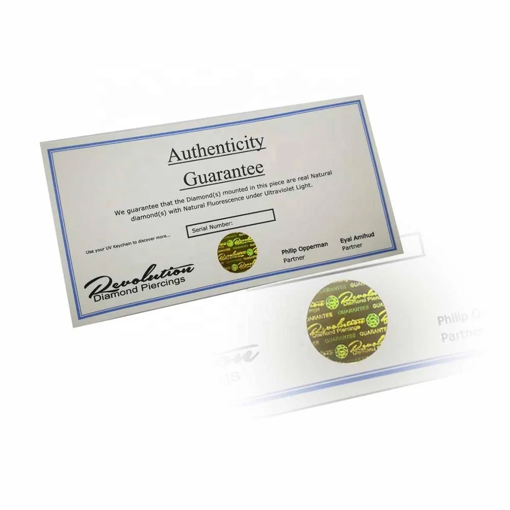 Security Watermark Paper Thermal Paper Hologram Hot Stamping Ticket ...