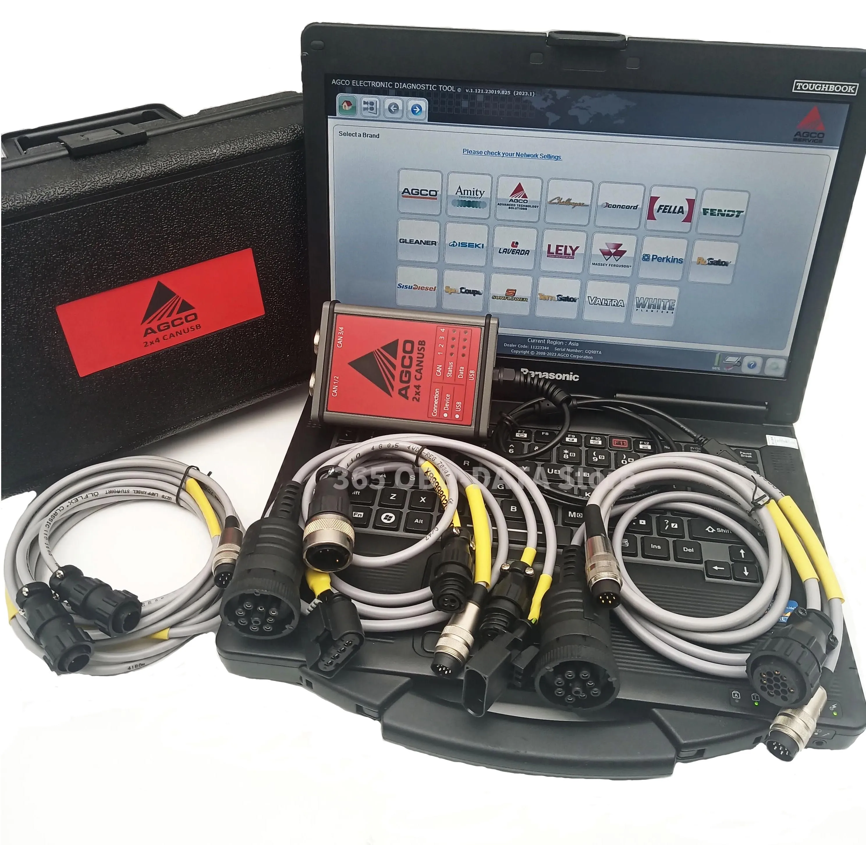 930203400 Agricultural Diagnostic Toolkit For Agco-2x4-canusb Fendt ...