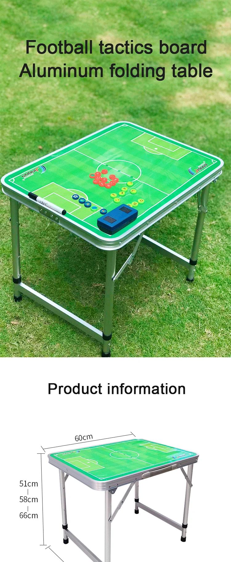 Folding Portable Magnetic Coach Tactics Explain Football Tactics Board ...
