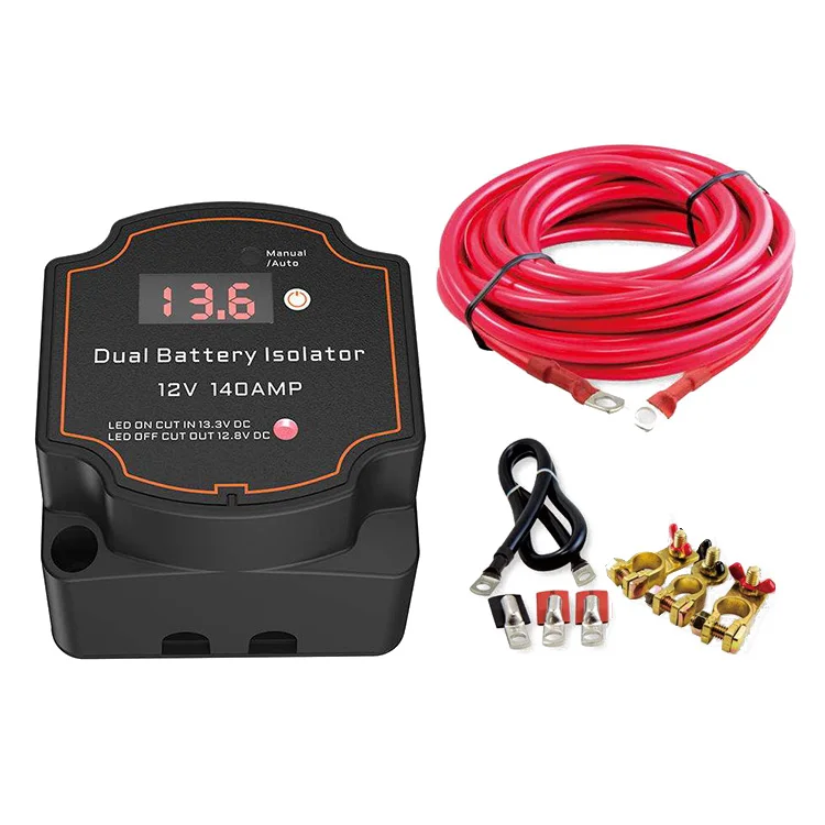 High Quality 12v 140amp Vsr Relay Box 12 Volt Automotriz 12v 140a Dual ...