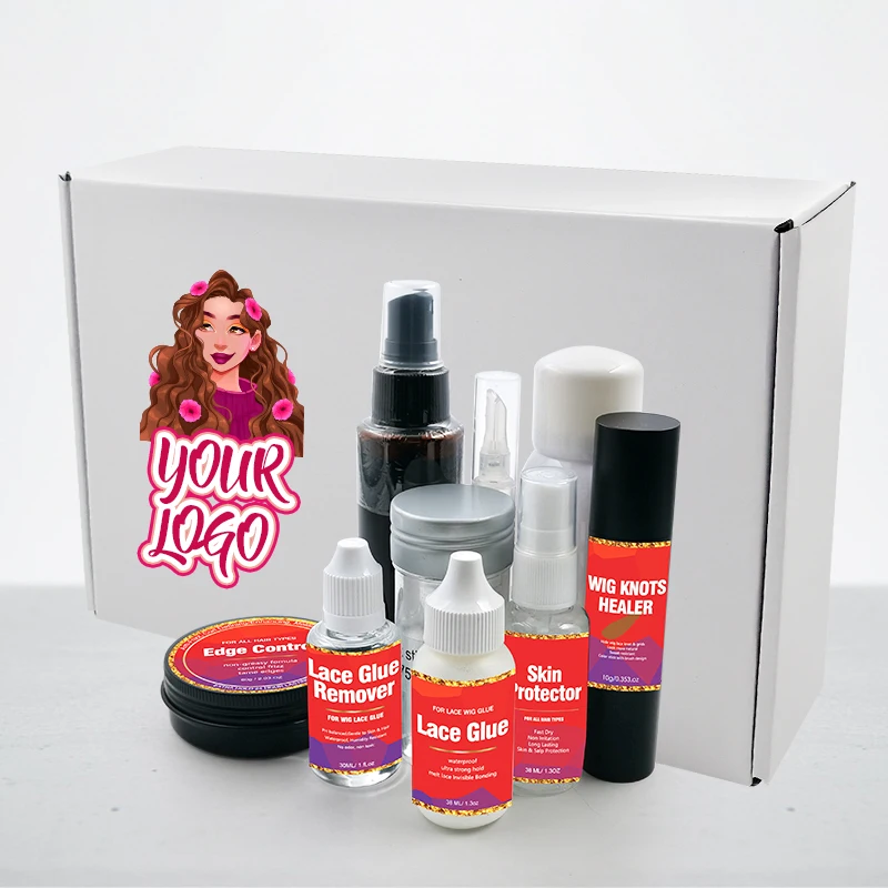Custom Wig Install Boxes Private Label Lace Wig Kit Packaging - Buy Wig ...