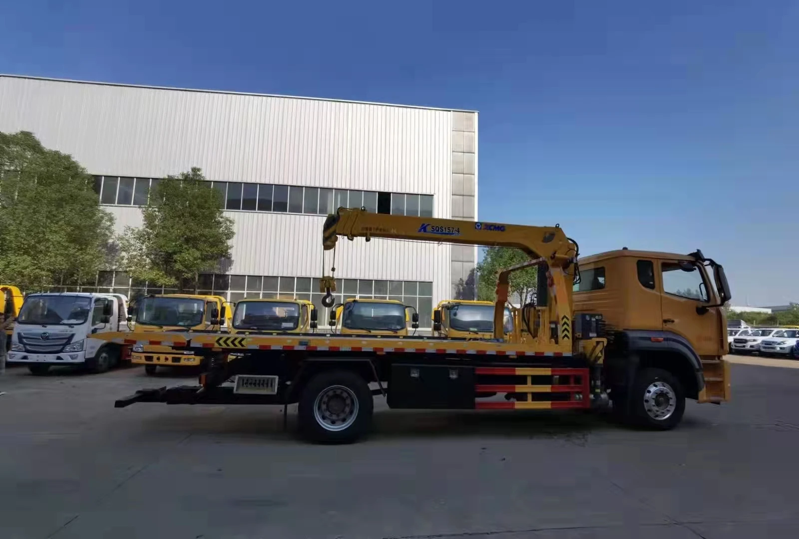 Famous Heavy Duty Flatbed Sliding Rotator Tow Truck Towing Wrecker ...
