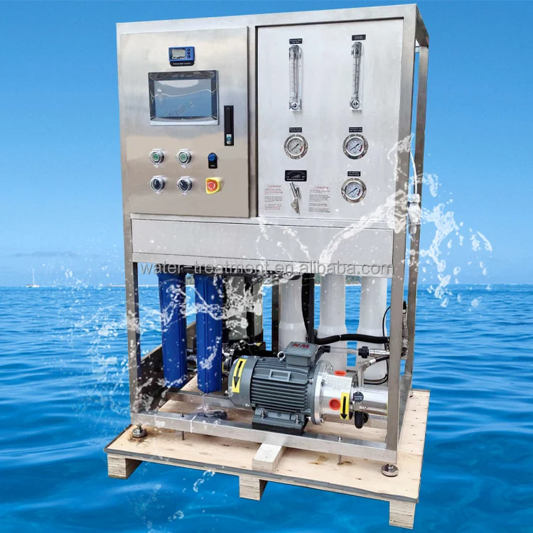 10000L Seawater Desalination with 2507 Duplex Steel High Pressure Pump ...