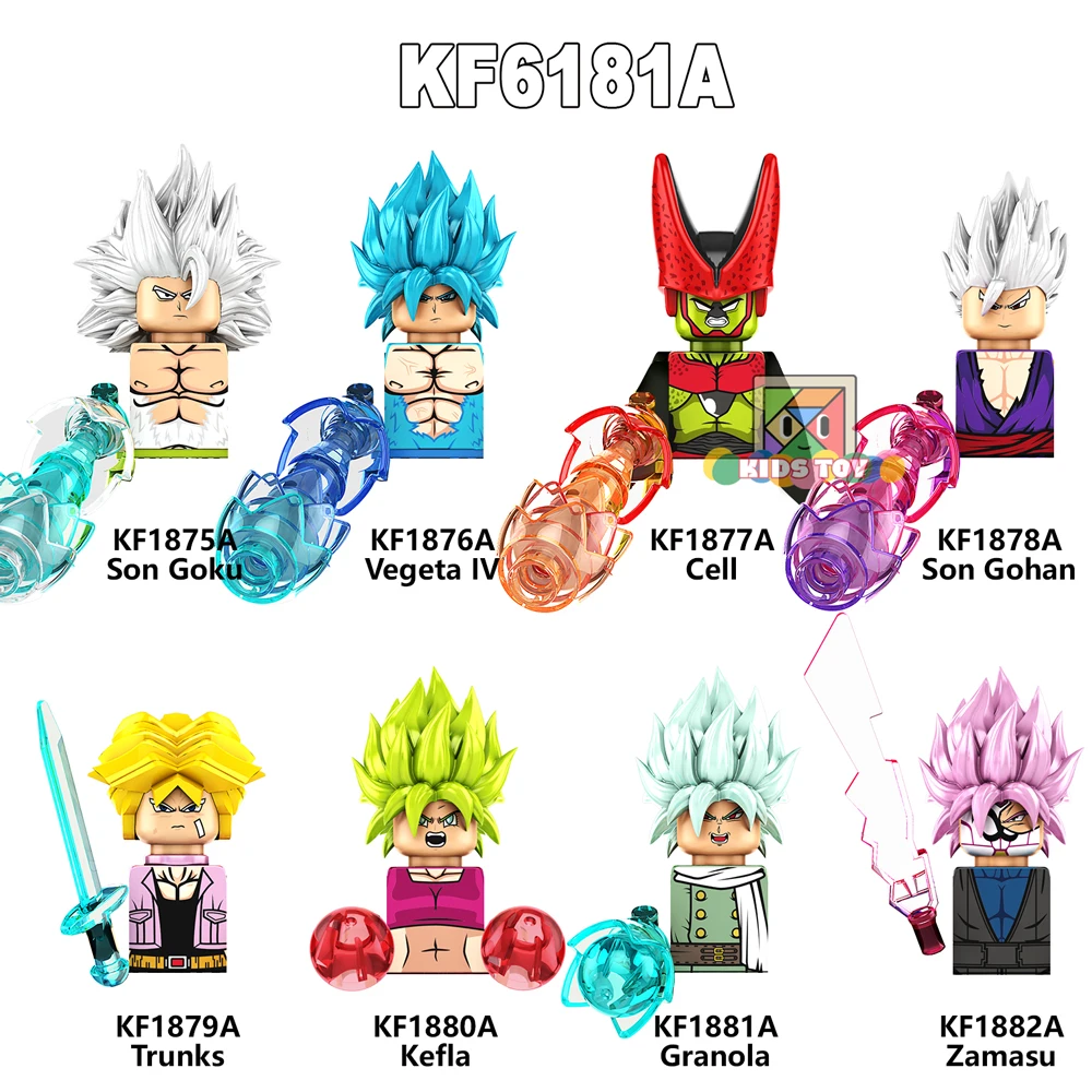 Kf6165 Anime Comics Dragon Son Goku Black Cell Vegeta Ball Dbz Mini ...