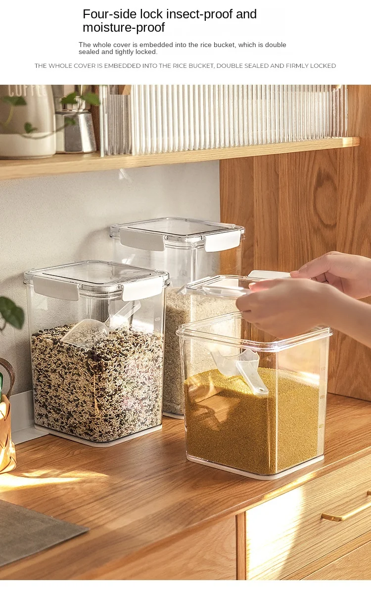 Whole Grain Storage Tank Kitchen Food Grade Sealed Tank Pet Food ...