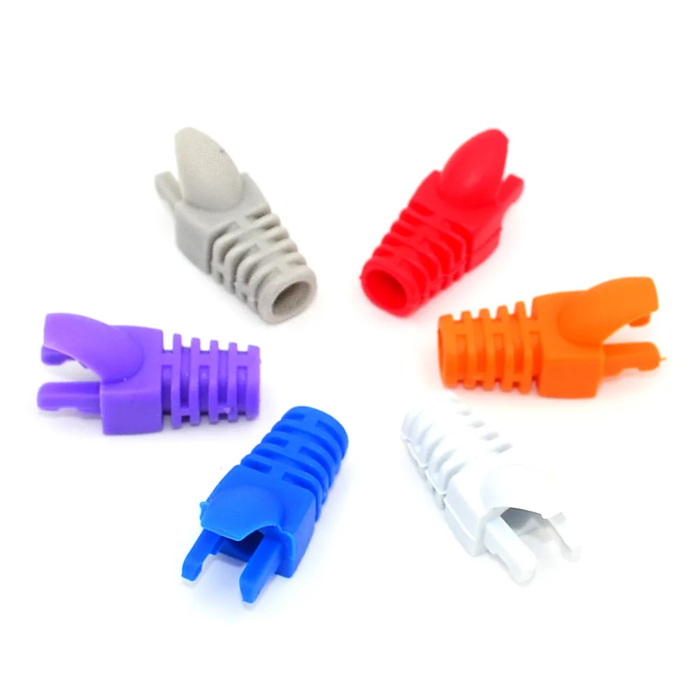 Rj45 Connector Boot Cat5e Cat6 Pvc Plastic Modular Plug Boot - Buy Rj45 ...