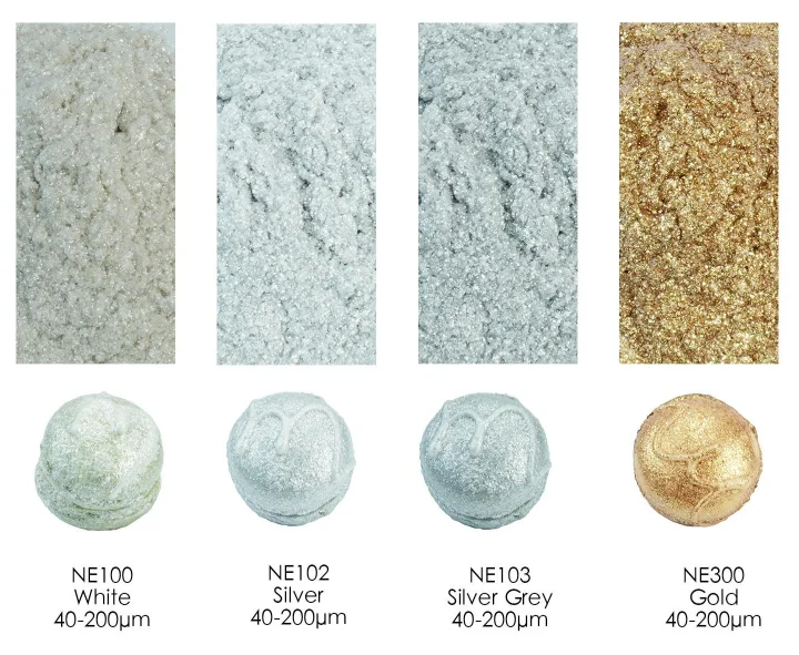 Titanium Free Food Grade EU Gold Silver Mica Powder Edible Luster Dust ...